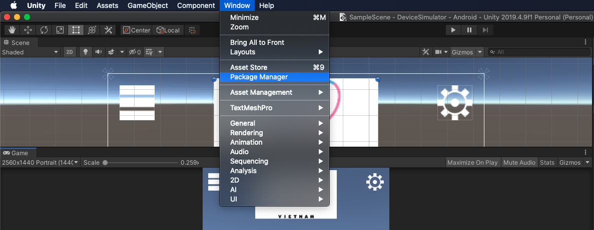 Neos Blog | UNITY – Test giao diện game sử dụng Device Simulator