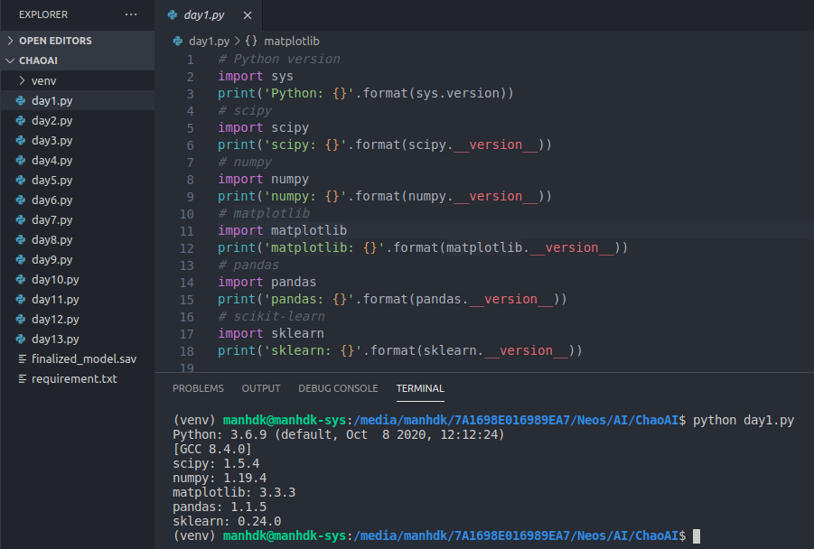 Neos Blog | [AI by Examples] – Unit 1: Cài đặt thư viện cơ bản cho ...