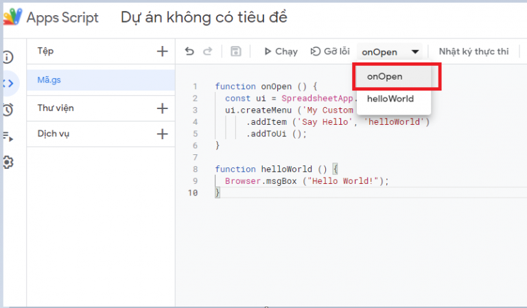 Neos Blog | Google Apps Script: Hướng dẫn cho Người mới bắt đầu